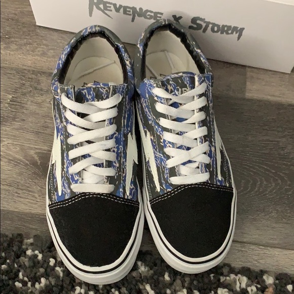 Vans | Shoes | Revenge X Storm Ian Connor Blue Camo Size 6 In Men ...